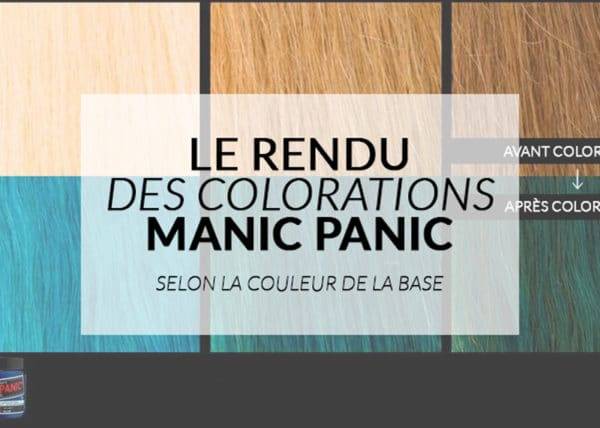 Le rendu des colorations Manic Panic | Color-Mania