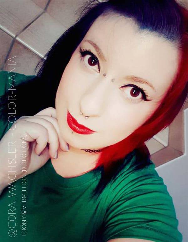 Coloration Cheveux Rouge Vermillon - Directions | Color-Mania