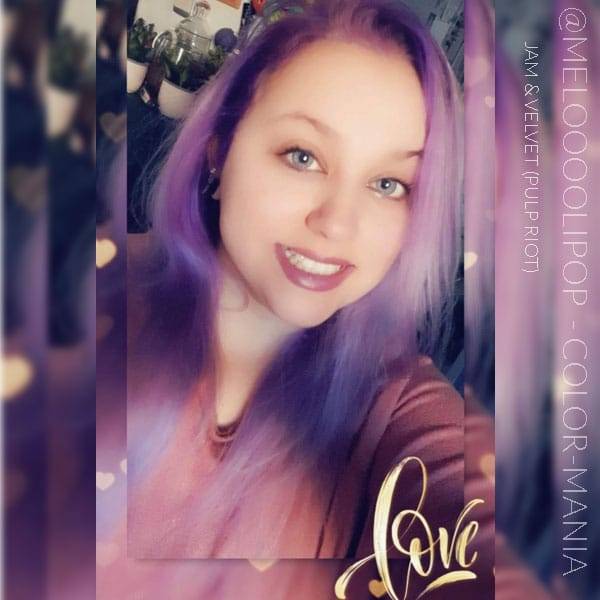 Coloration Cheveux Violet Jam - Pulp Riot | Color-Mania