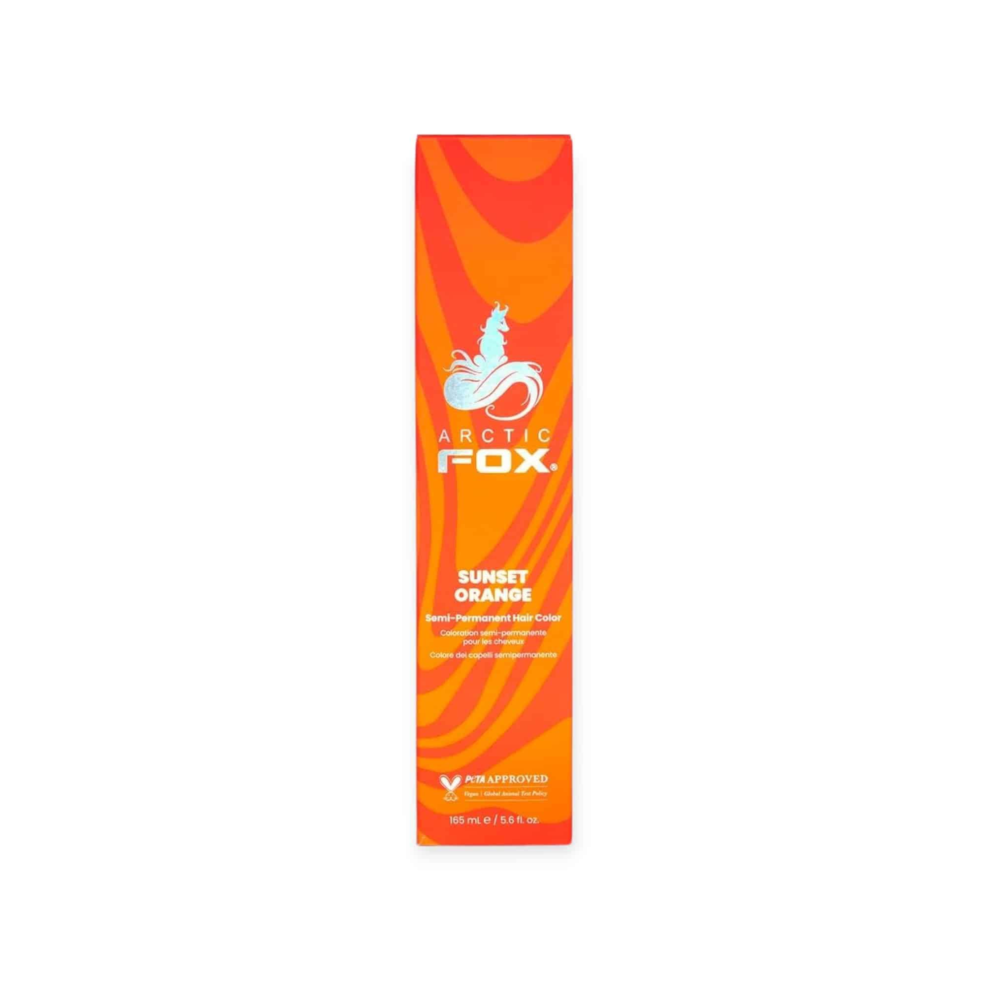 Arctic Fox Sunset Orange - Coloration semi-permanente orange vegan ...